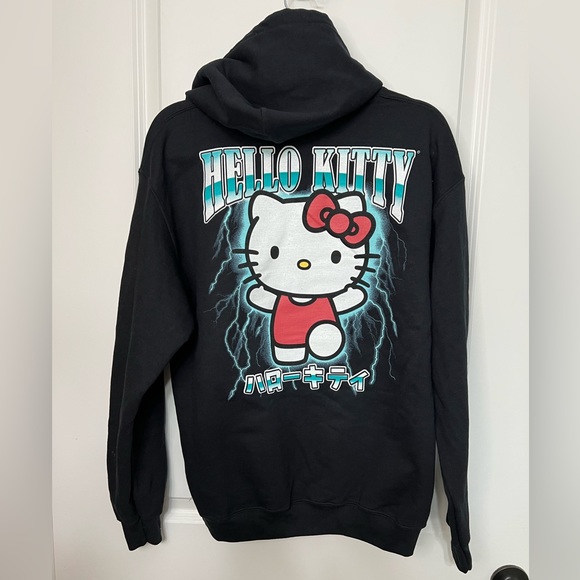 Hello Kitty | Tops | Hello Kitty Sanrio Womens Hoodie Thunder Lightning ...